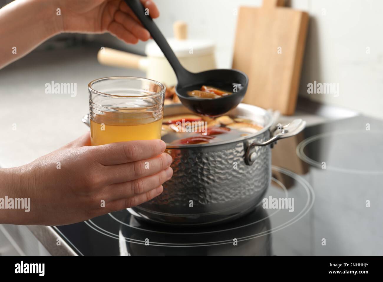 Woman pouring traditional ukrainian hi-res stock photography and images ...