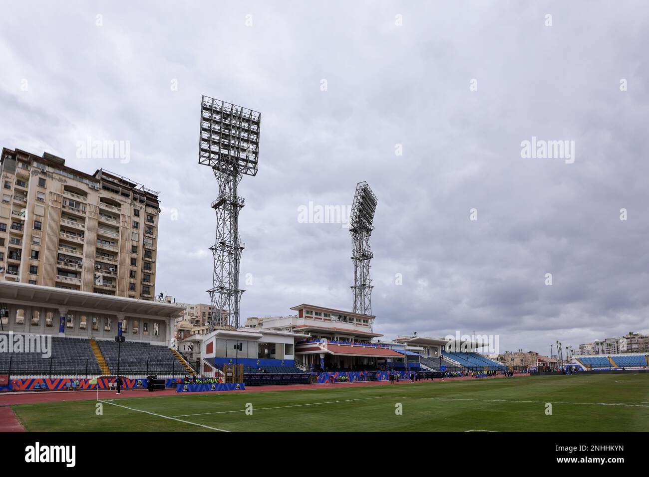 Egypt, Alexandria - 21 February 2023 - A general view of the Alexandria ...