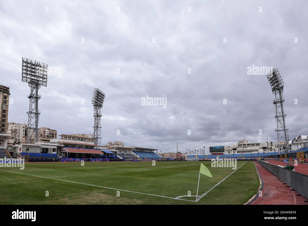 Egypt, Alexandria - 21 February 2023 - A general view of the Alexandria ...