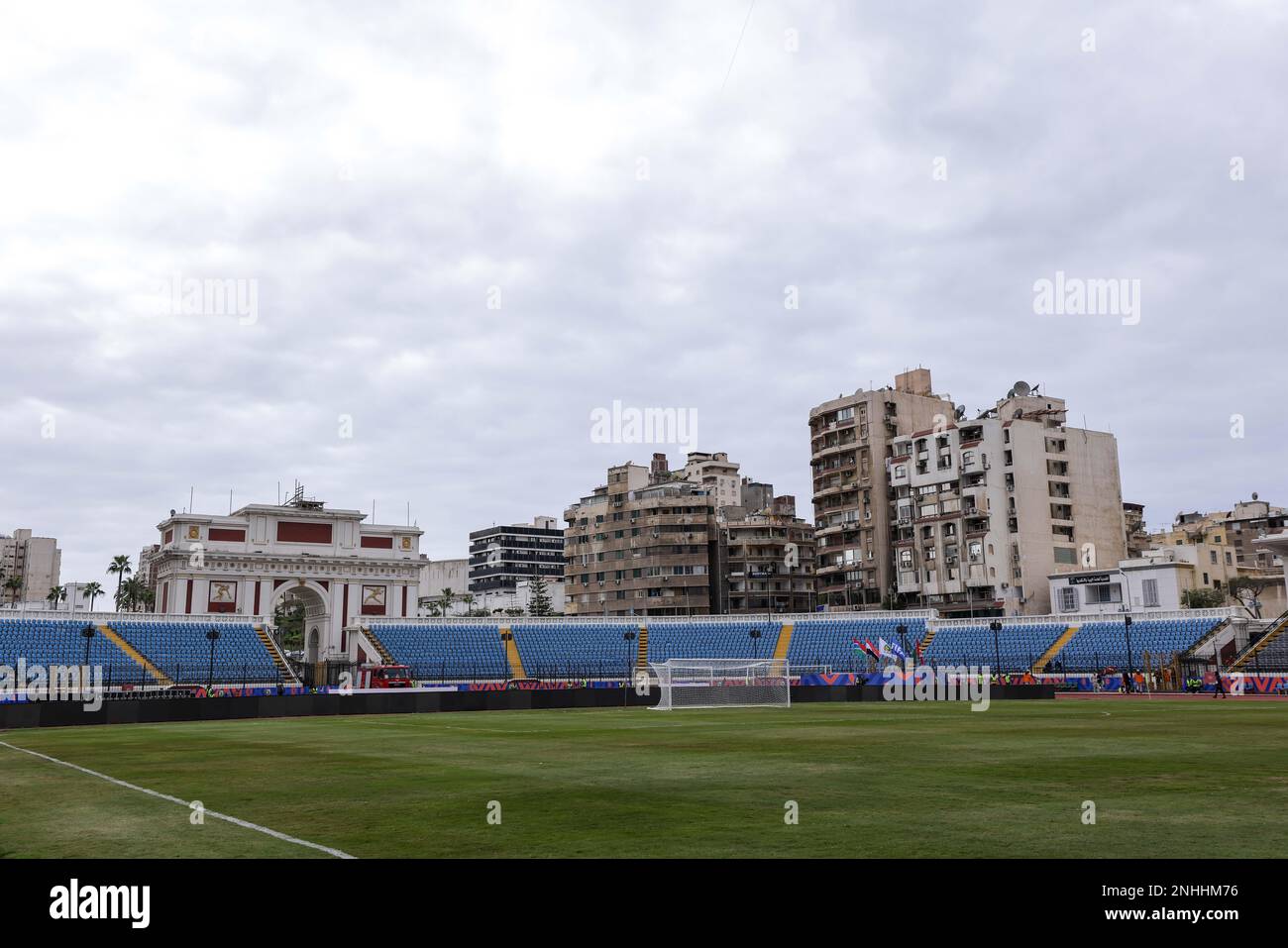 Egypt, Alexandria - 21 February 2023 - A general view of the Alexandria ...