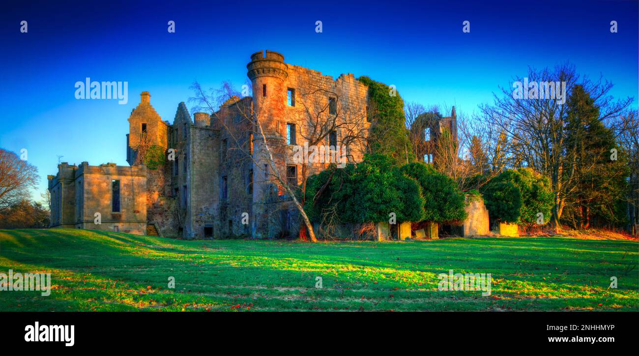 brucklay castle aberdeenshire scotland Stock Photo - Alamy