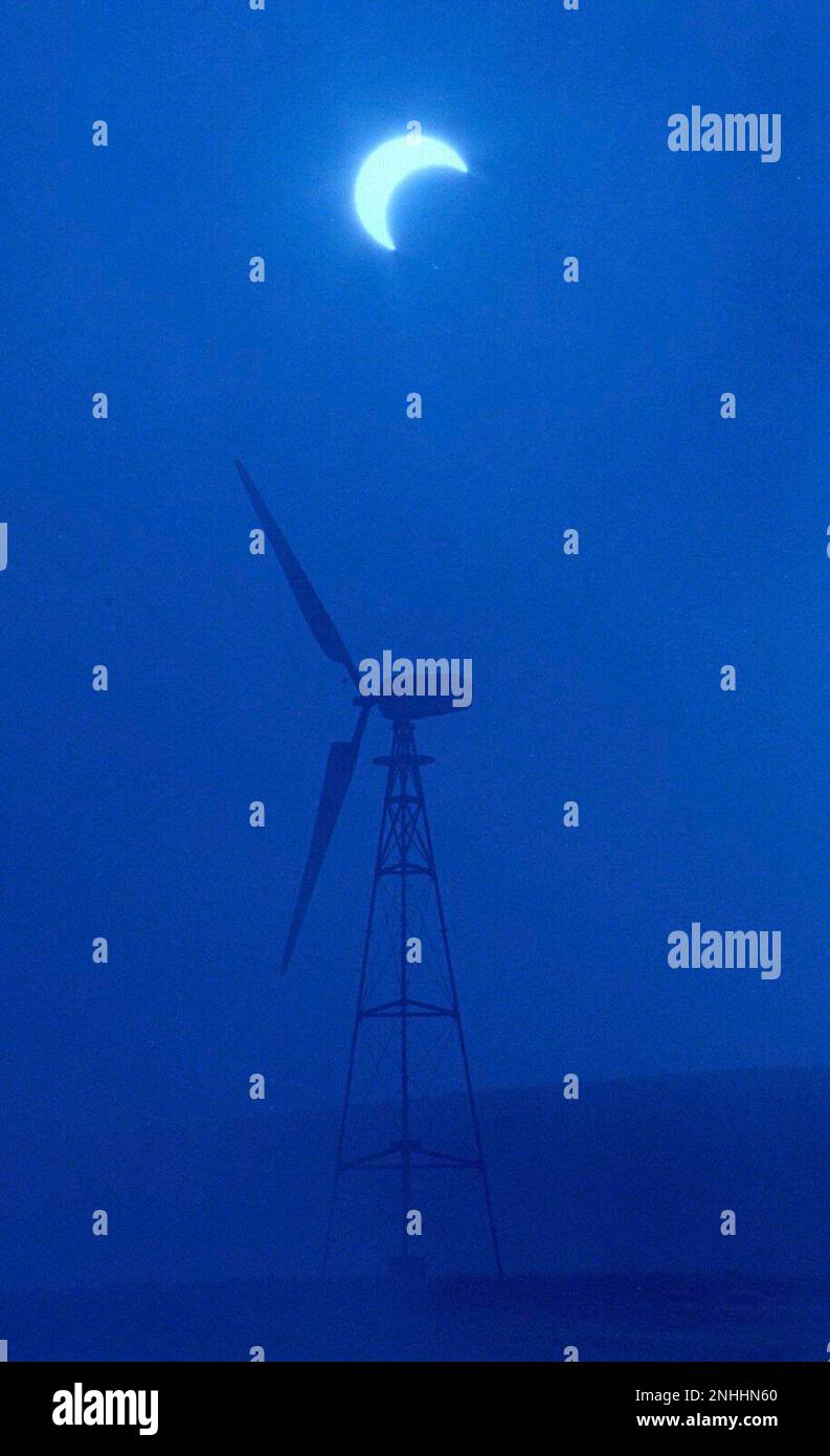 THE SUN WAS ECLIPSED BY THE MOON YESTERDAY DURING AN ANNULAR ECLIPSE ...