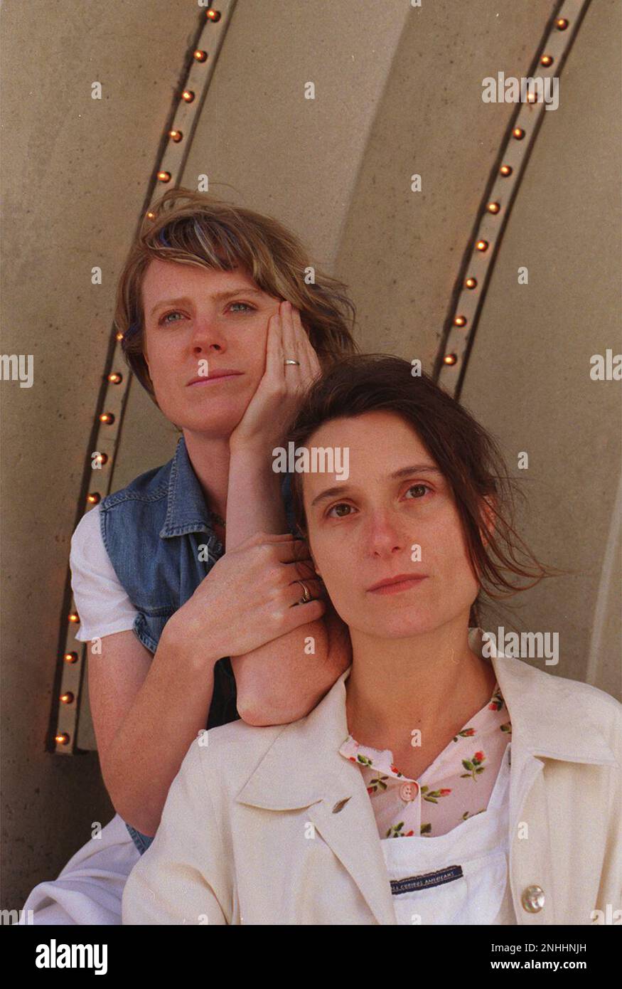 CARTLIDGE/C/24JUL97/PK/MACOR Lynn Steadman, top and Katrin Cartlidge co ...