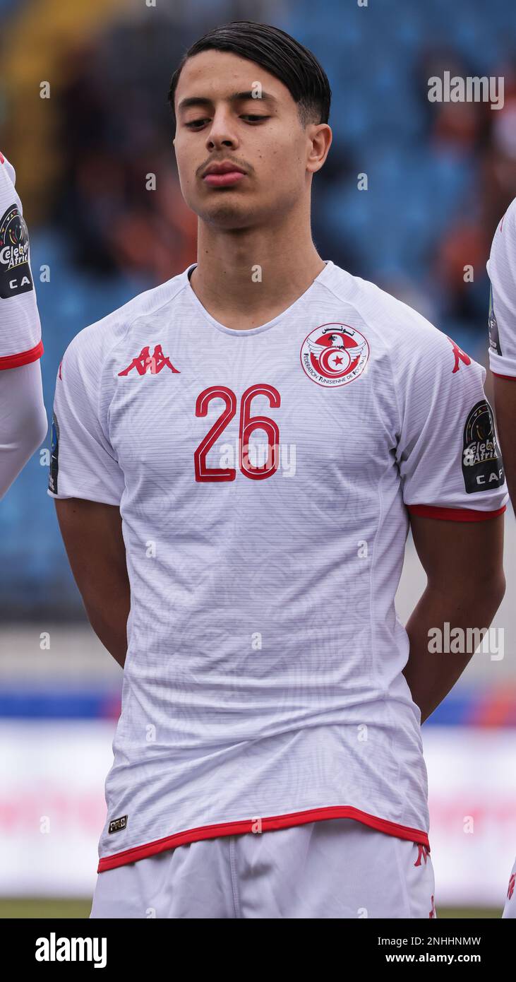 Egypt, Alexandria - 21 February 2023 - Chaim El Djebali of Tunisia U20 ...