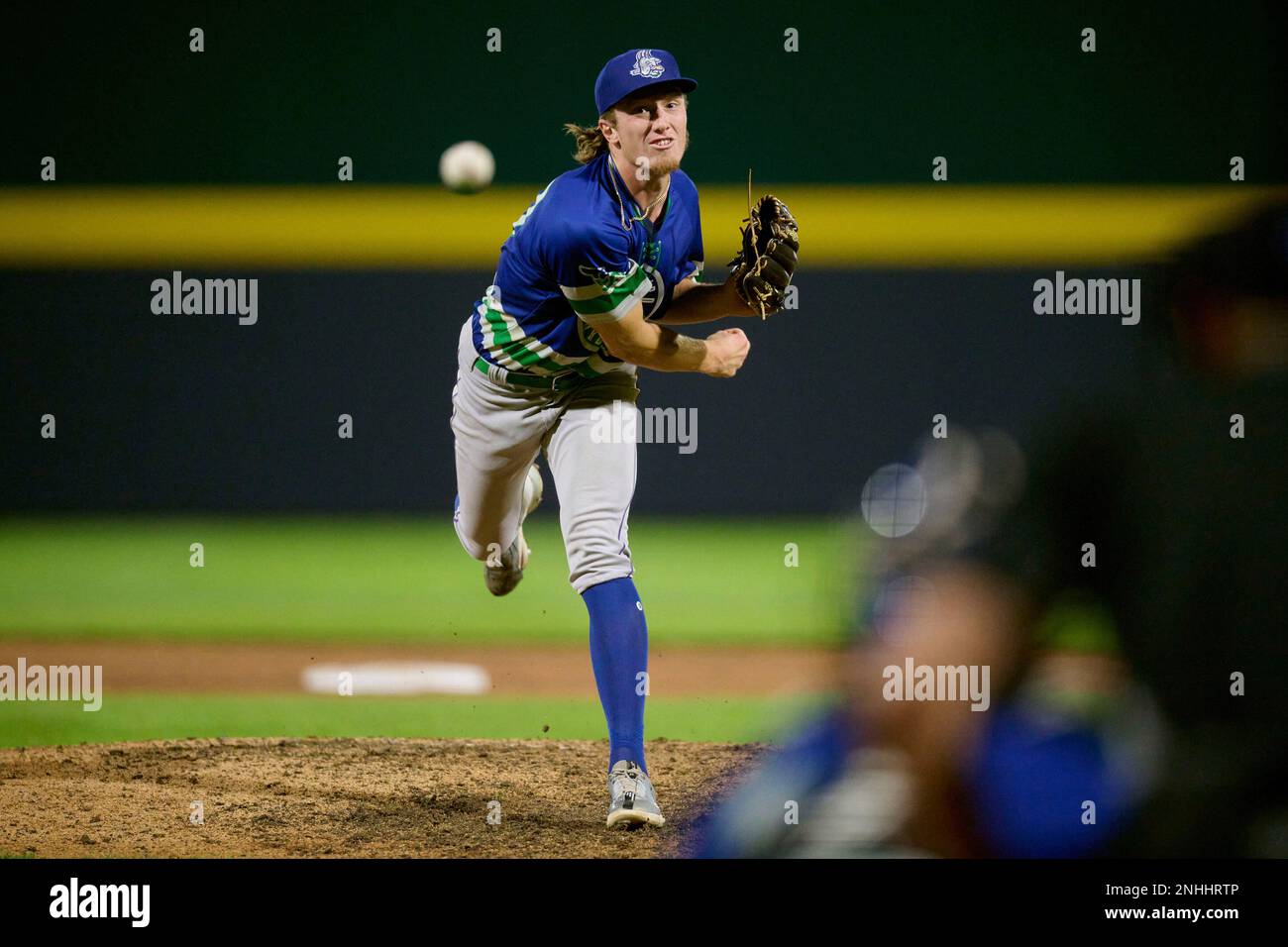 Hartford Yard Goats pitcher Gavin Hollowell (50) during an Eastern ...