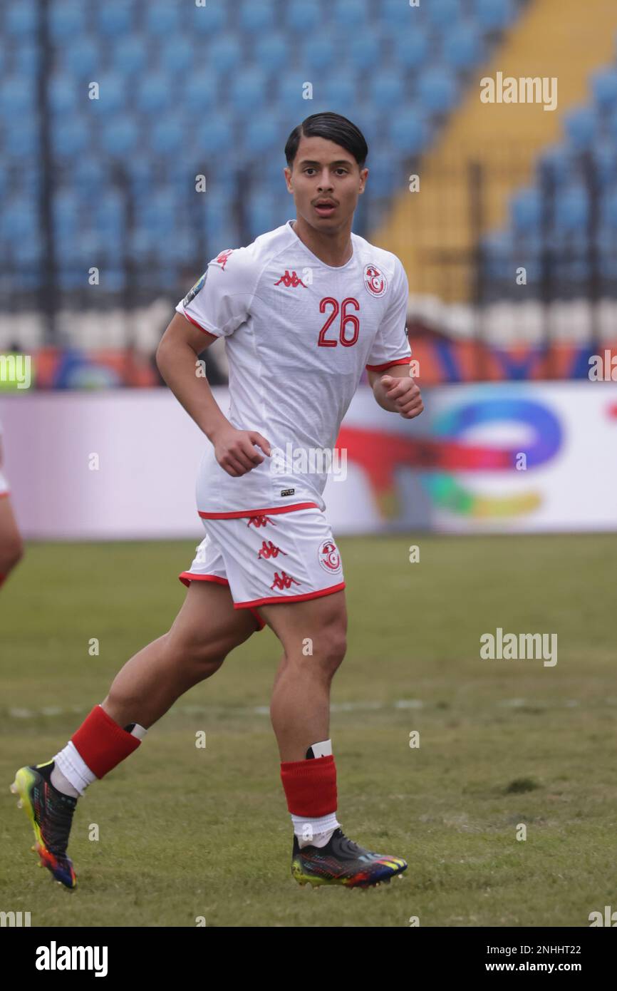 Egypt, Alexandria - 21 February 2023 - Chaim El Djebali of Tunisia U20 ...
