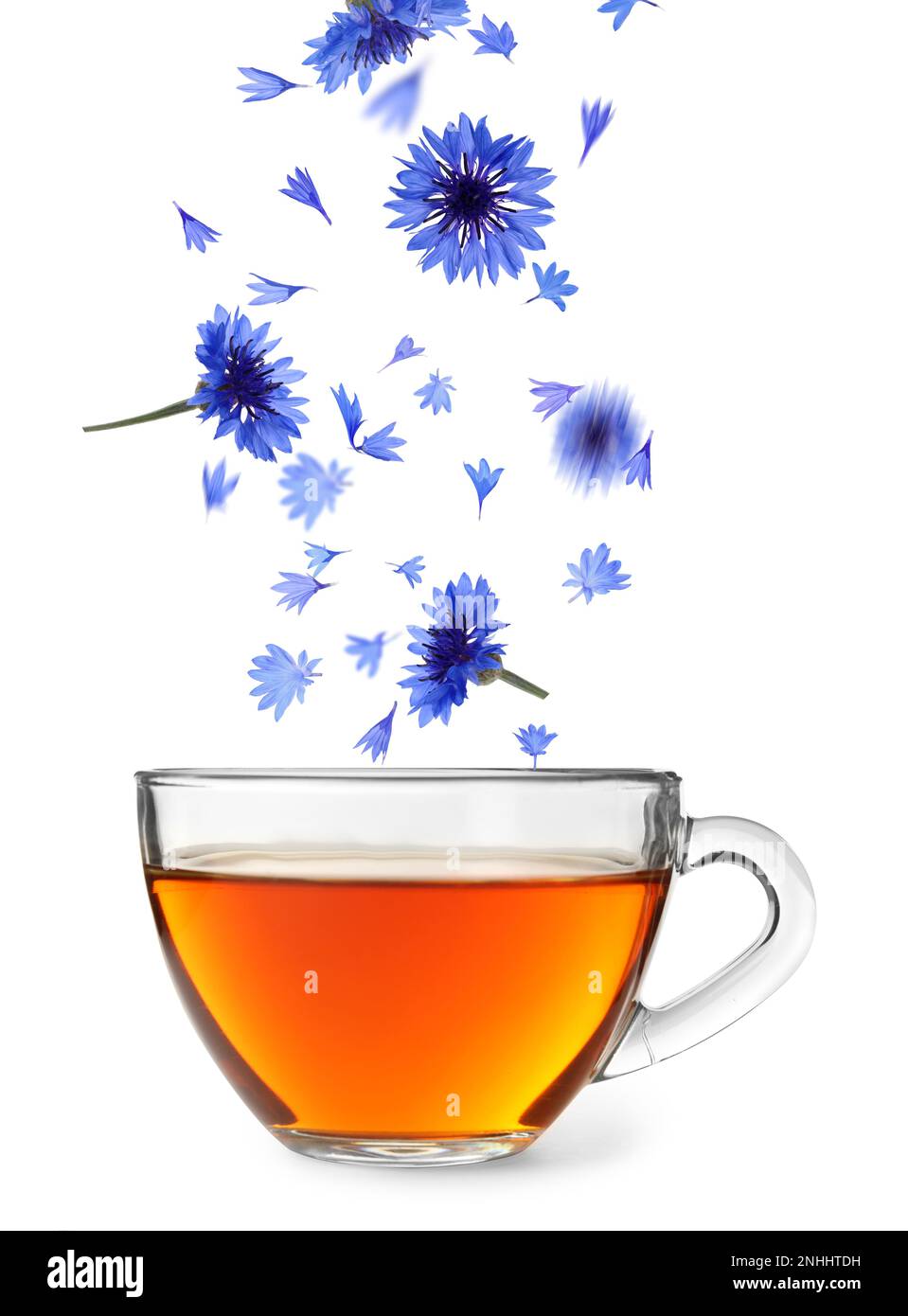 Cup of cornflower tea hi-res stock photography and images - Alamy
