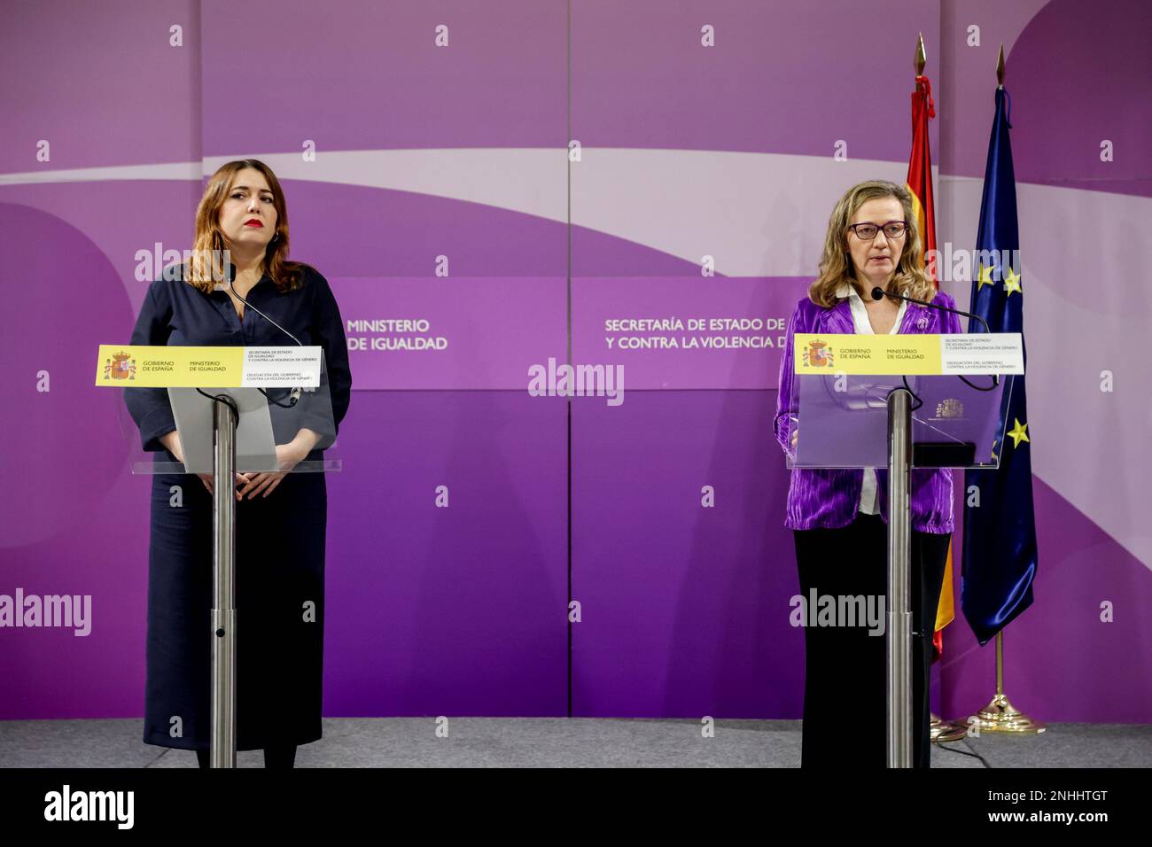 The Secretary of State for Equality and against Gender Violence, Ángela ...