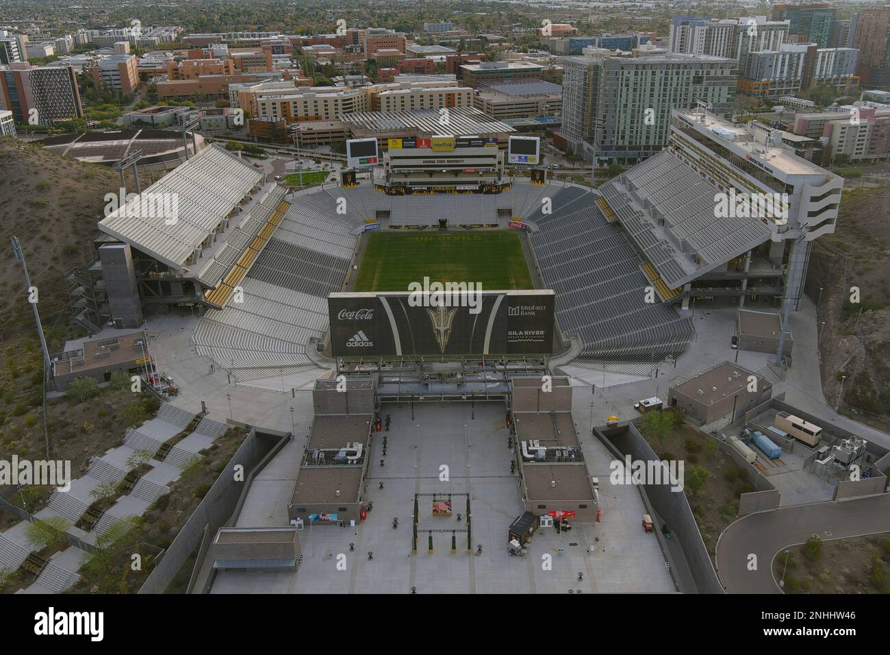 A general overall aerial view of Sun Devil Stadium, Monday, Dec. 26 ...