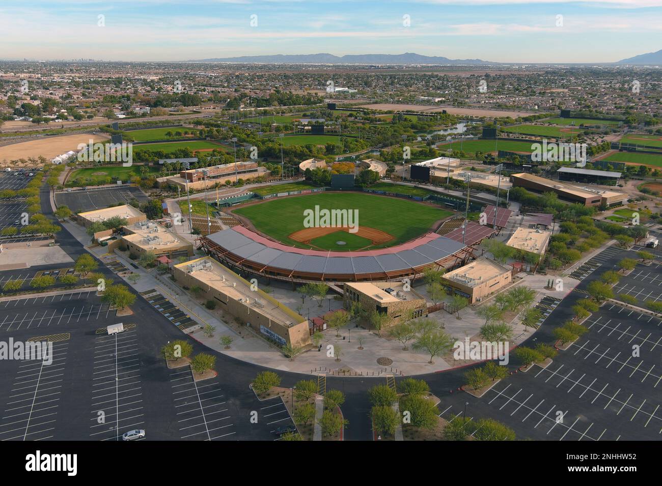 A general overall view of the Camelback Ranch stadium and baseball ...