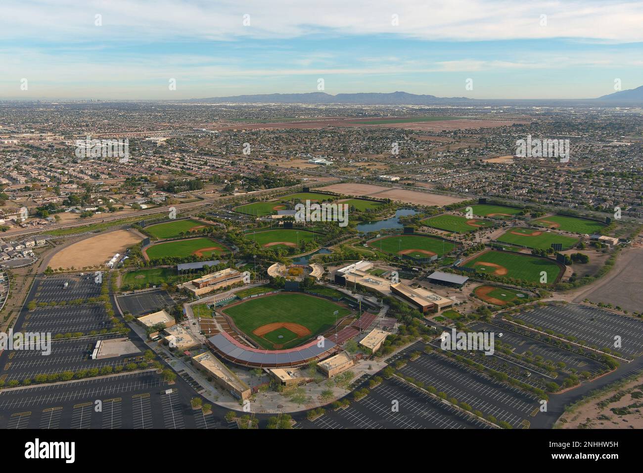 A general overall view of the Camelback Ranch stadium and baseball ...