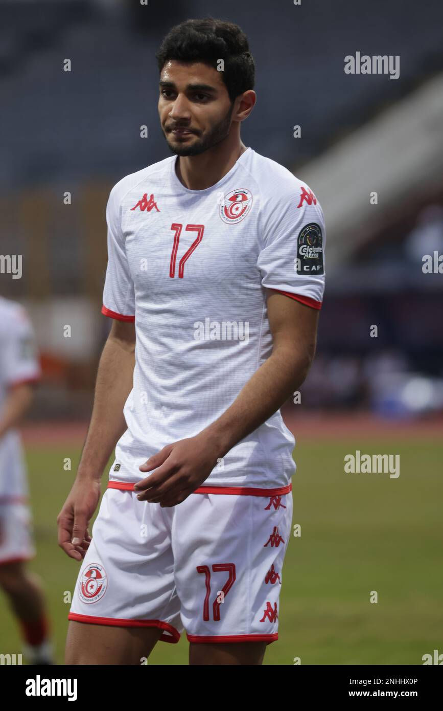 Egypt, Alexandria - 21 February 2023 - Malek Mehri of Tunisia U20 ...
