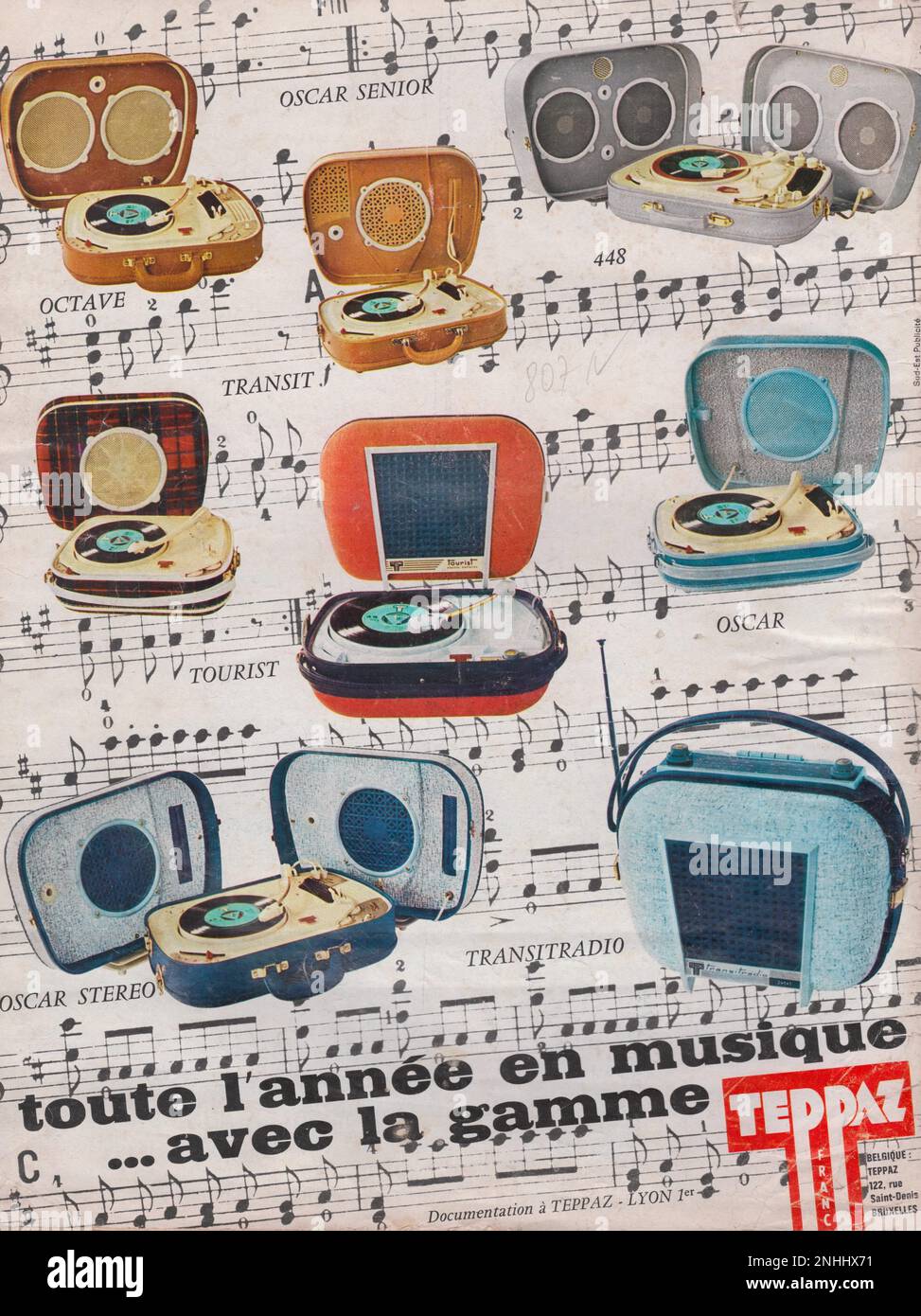 Teppaz France vintage French radio advertisement retro radio magazine ...