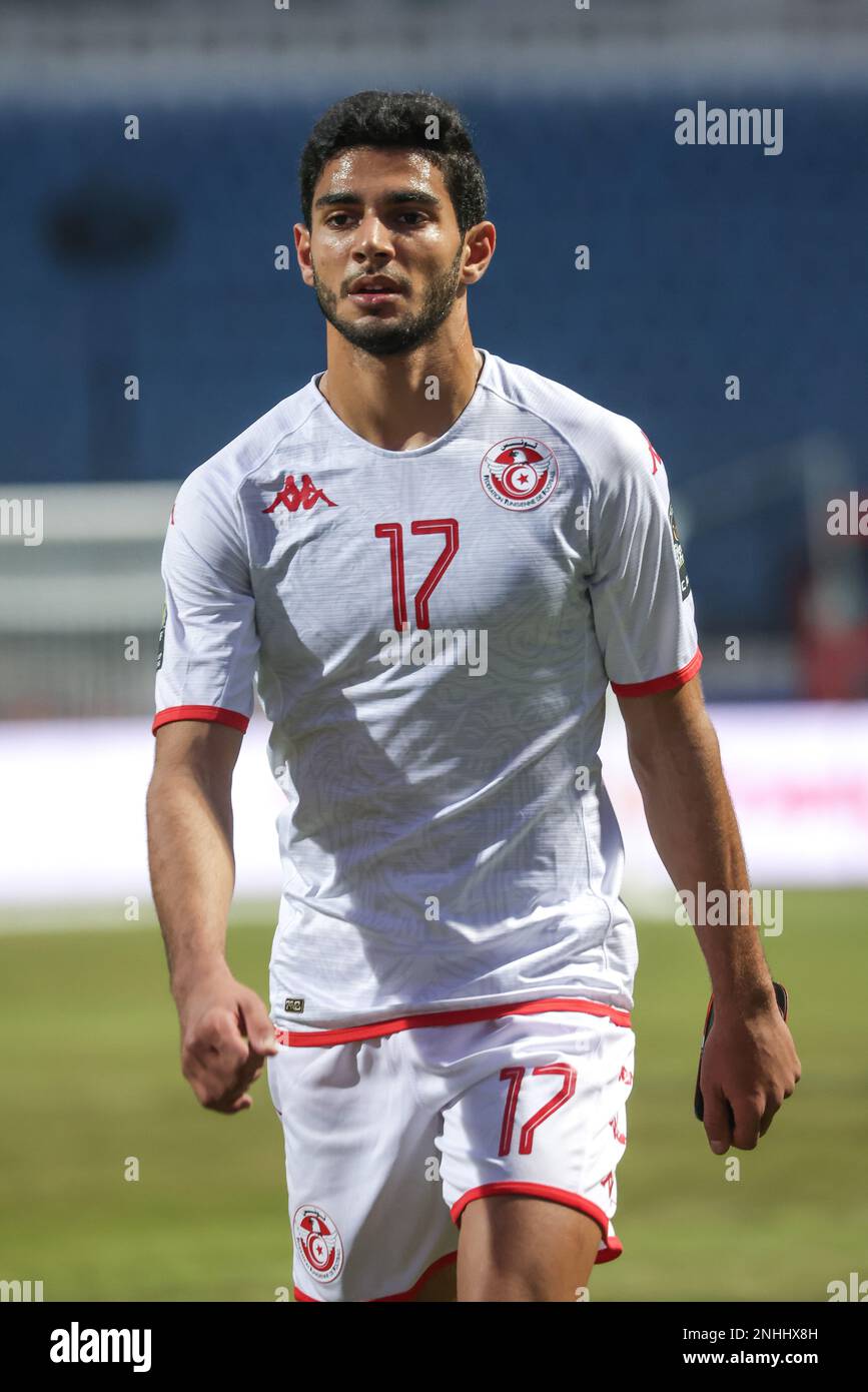 Egypt, Alexandria - 21 February 2023 - Malek Mehri of Tunisia U20 ...