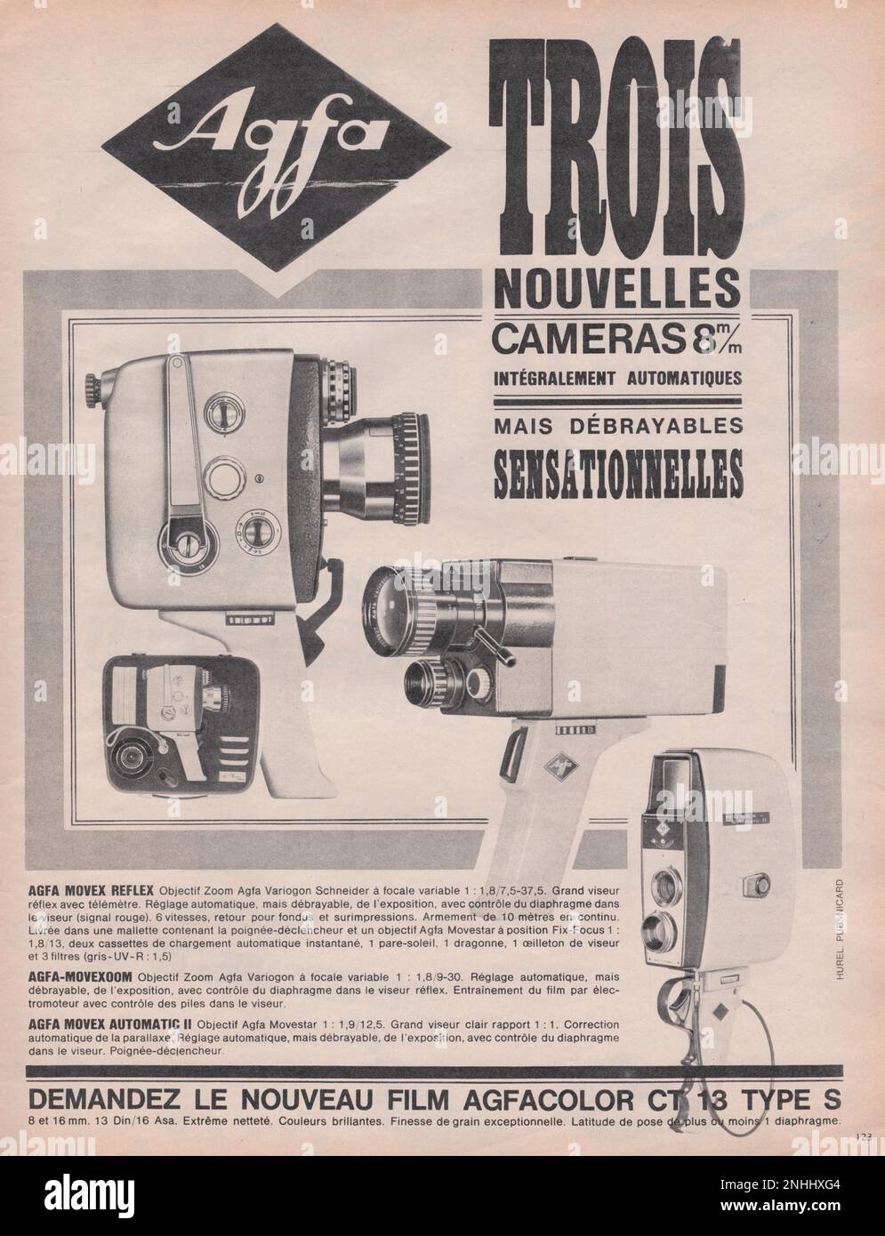 Agfa Trois Nouvelles Cameras Agfa cameras vintage French magazine ...