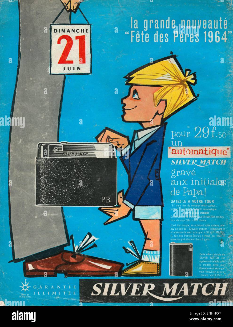 Silver match vintage advertising poster hi-res stock photography and ...