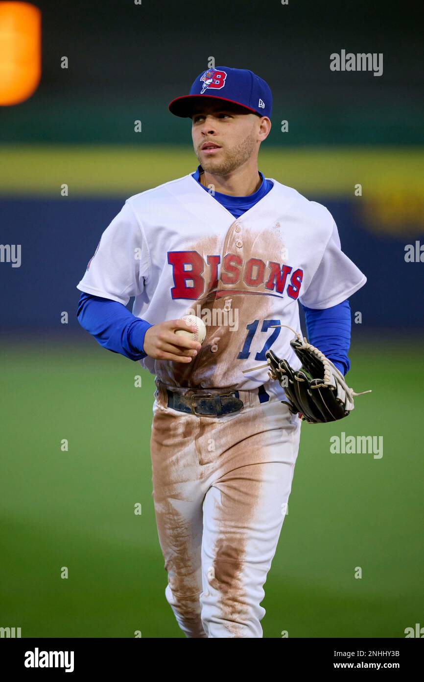 Buffalo Bisons outfielder Rafael Lantigua (17) during an International ...