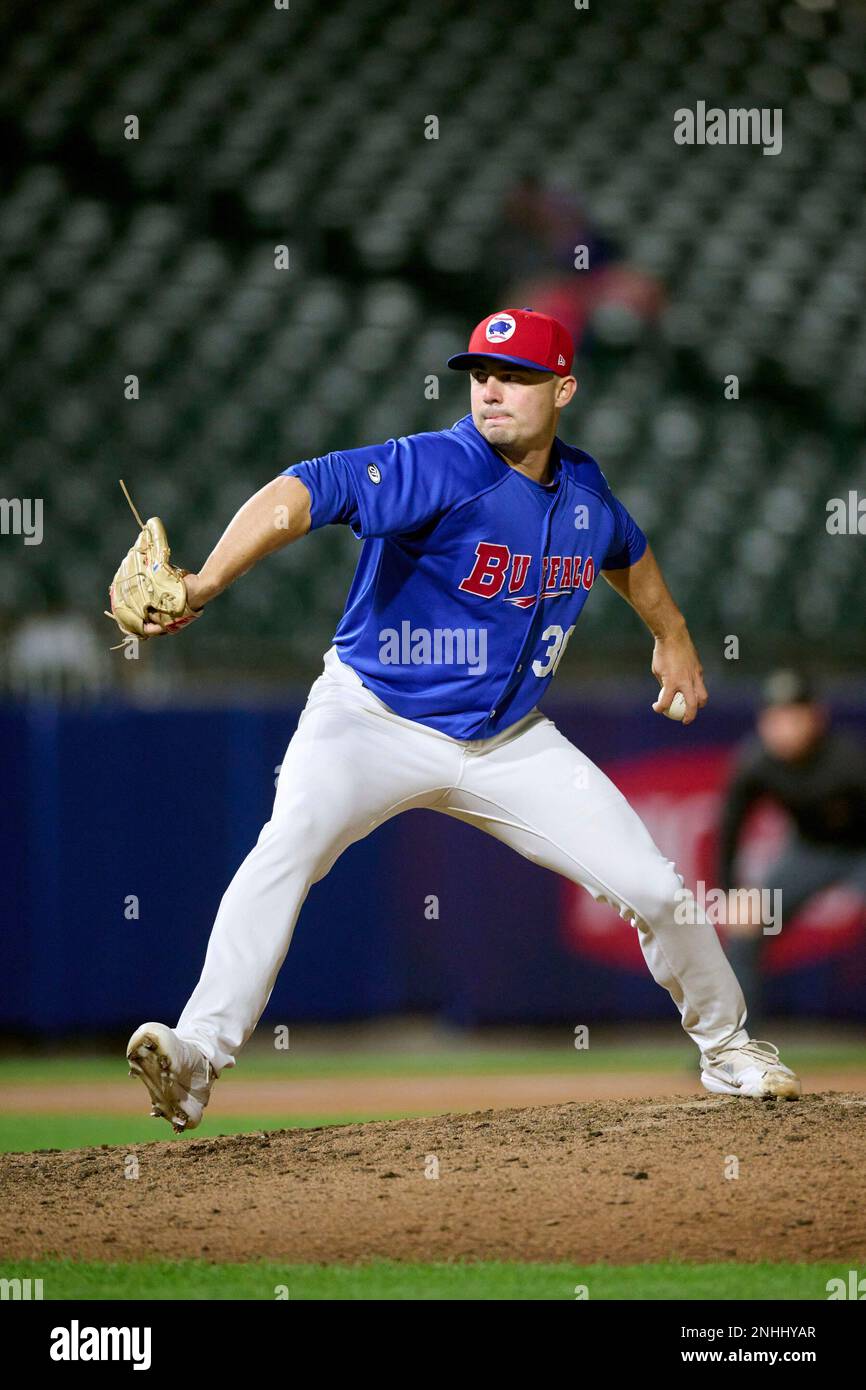 Buffalo Bisons pitcher Brandon Eisert (36) during an International ...