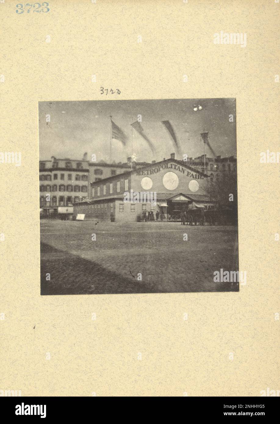 Metropolitan Fair Building, Sanitary Fair, New York City 19th Century ...
