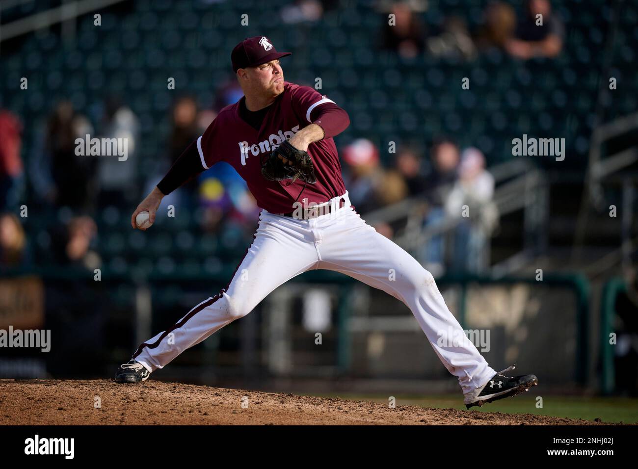 Lehigh Valley IronPigs pitcher James Marvel (12) during an International League baseball game ...