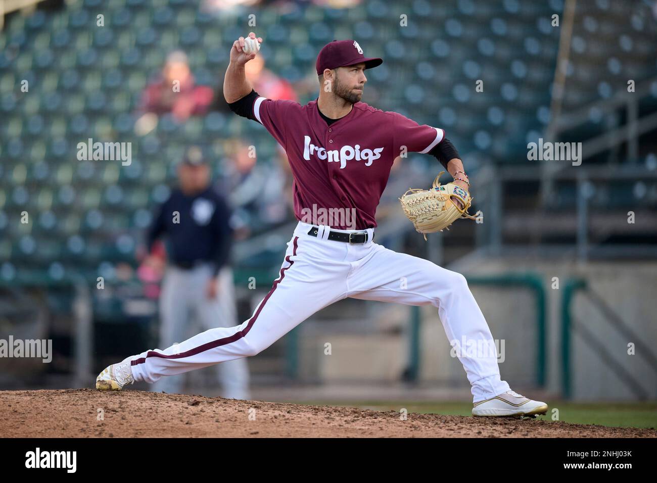 Lehigh Valley IronPigs pitcher Tayler Scott (61) during an International League baseball game ...
