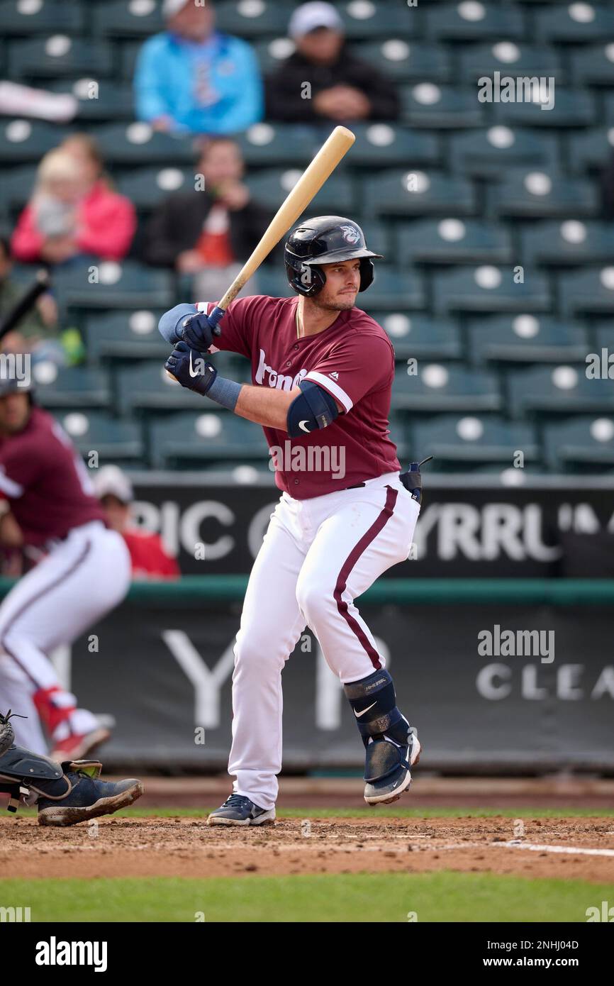 Lehigh Valley IronPigs Daniel Robertson (2) bats during an International League baseball game ...