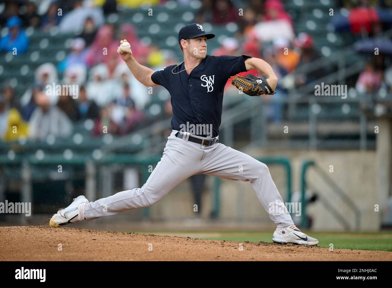 Scranton/Wilkes-Barre RailRiders pitcher Zach Greene (25) during an International League ...