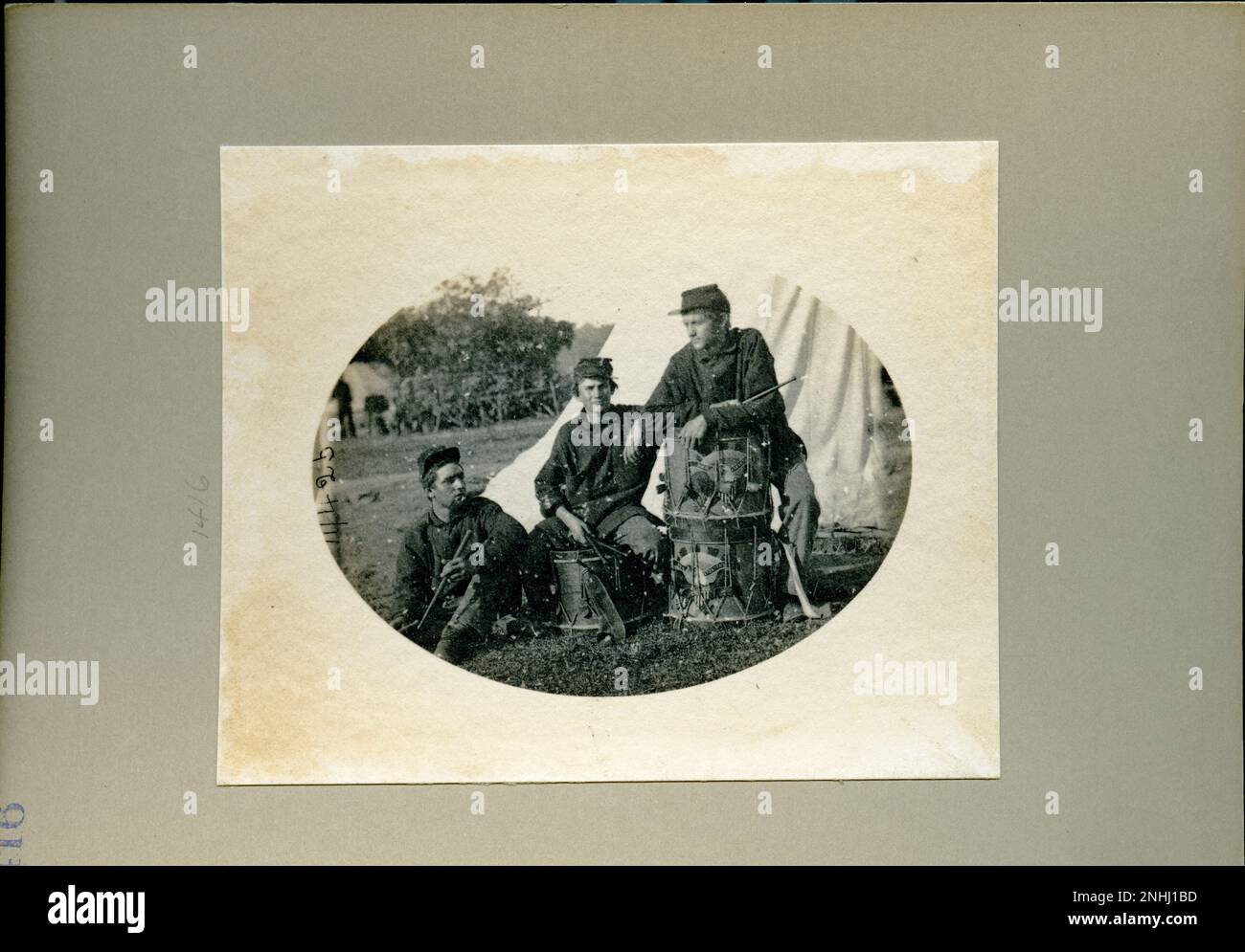 Field Band of Rhode Island Regiments 19th Century Mathew Brady ...