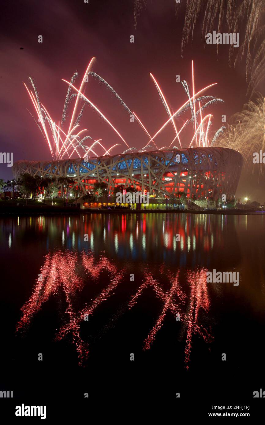 Opening ceremonies of the 2008 Beijing Olympics, on Friday Aug. 8, 2008 ...