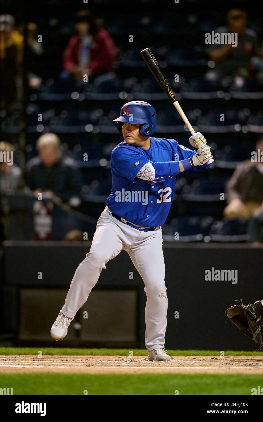 Buffalo Bisons Yoshi Tsutsugo (32) bats during an International League ...