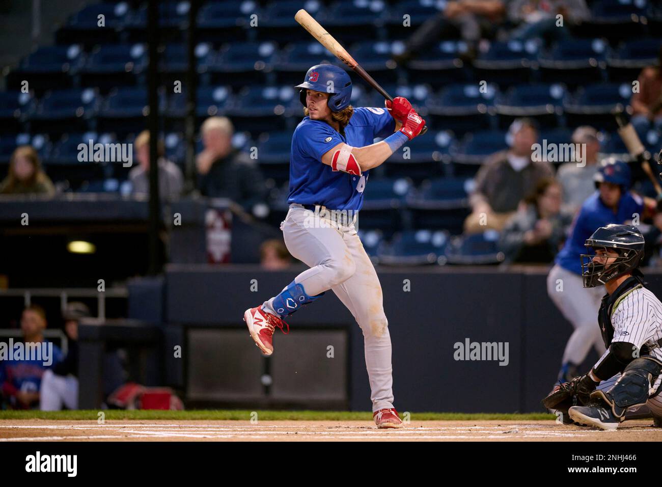 Buffalo Bisons Addison Barger (41) bats during an International League ...