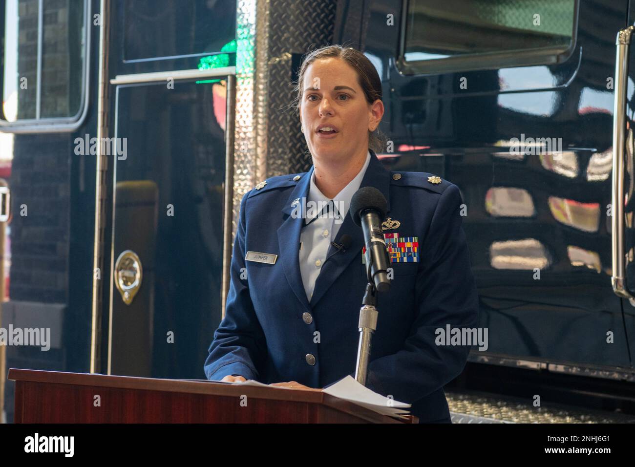 U.S. Air Force Lt. Col. Melissa D. Jumper, the incoming 28th Civil ...