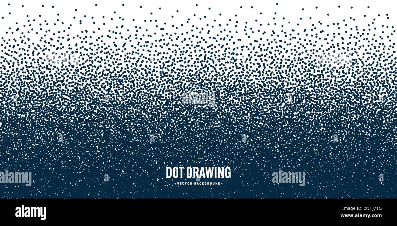 Stipple pattern, dotted geometric background. Stippling, dotwork ...