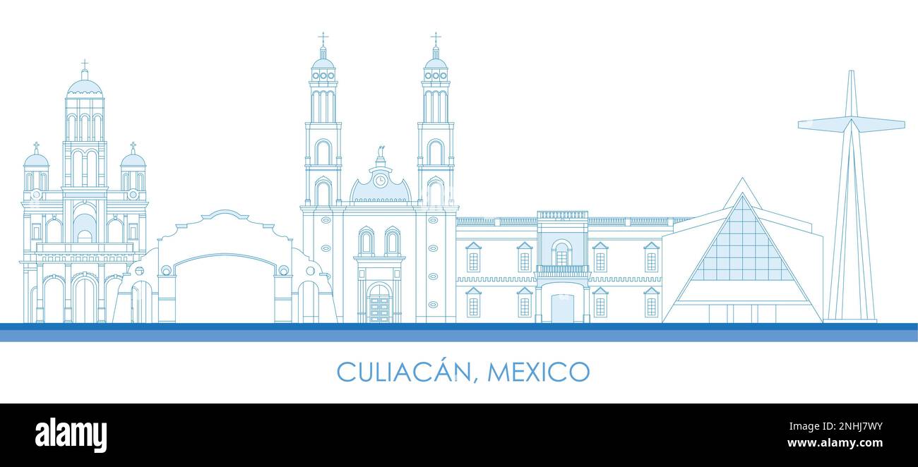 Culiacan skyline Stock Vector Images - Alamy