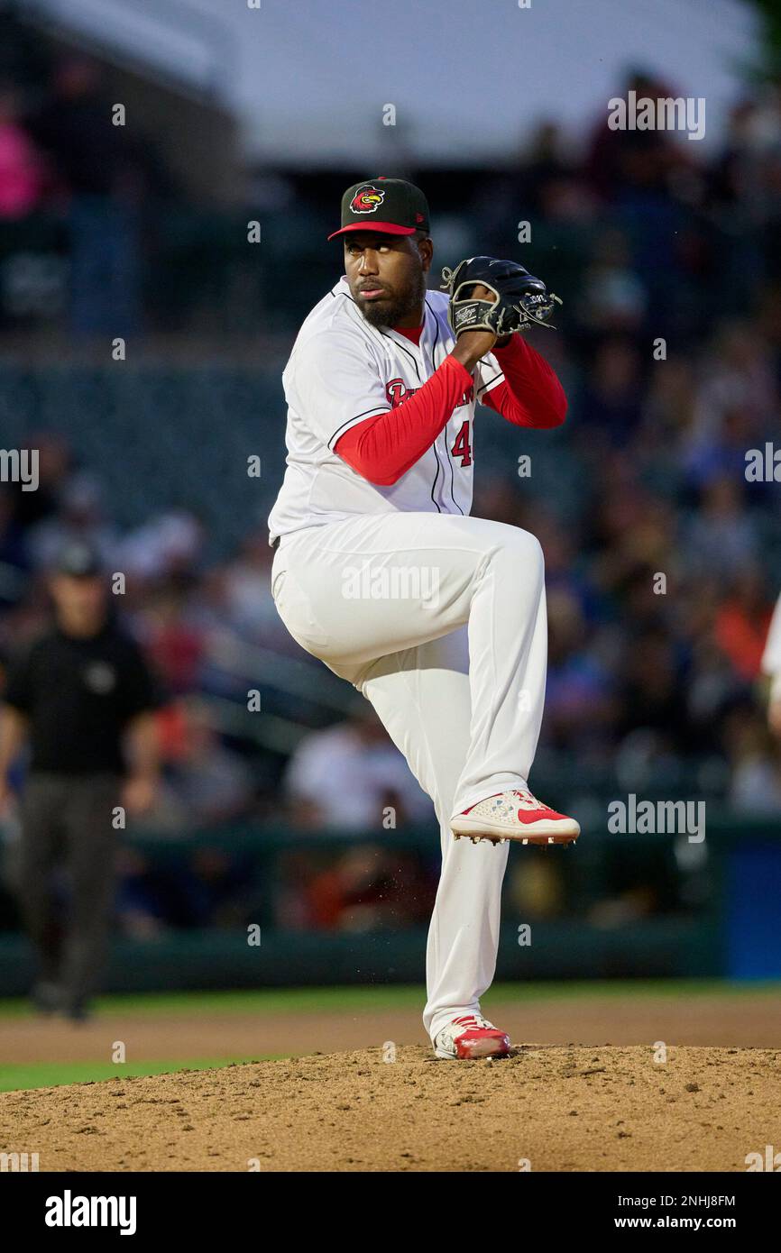 Rochester Red Wings pitcher Alberto Baldonado (46) during an ...