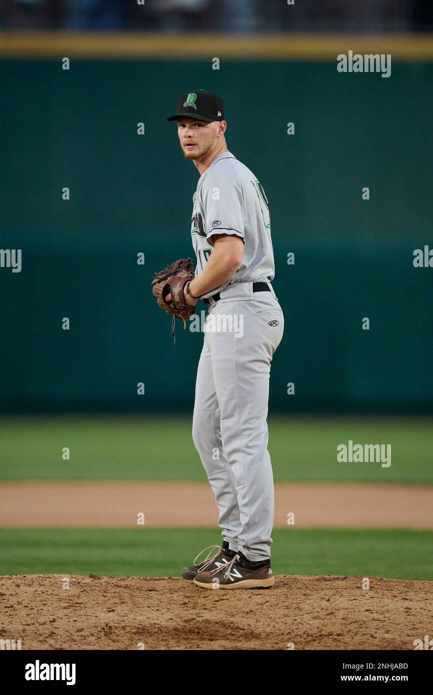 Dayton Dragons pitcher Myles Gayman (19) during a Midwest League ...