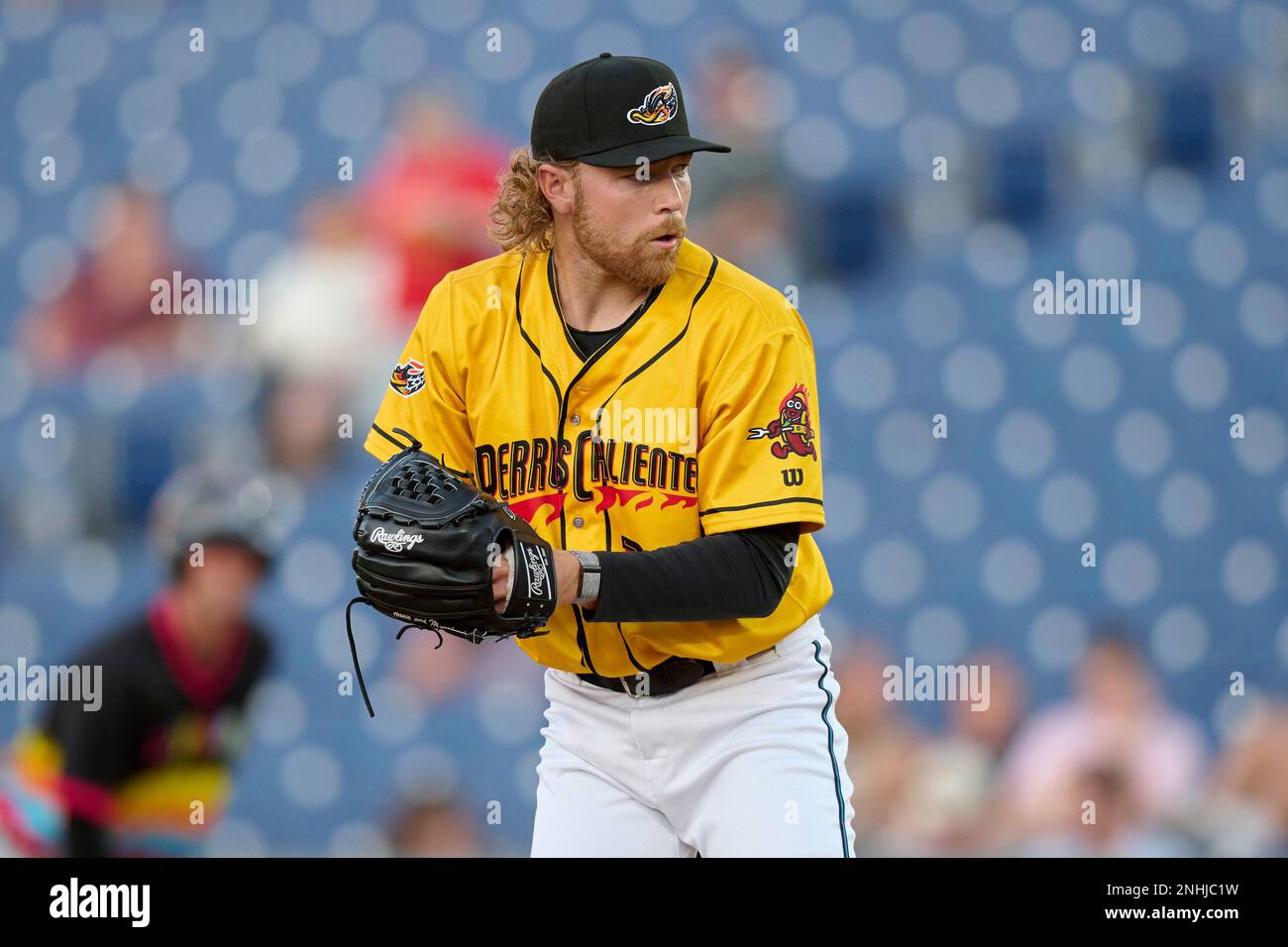 Perros Calientes De Akron pitcher Nick Gallagher (26) during an Eastern ...