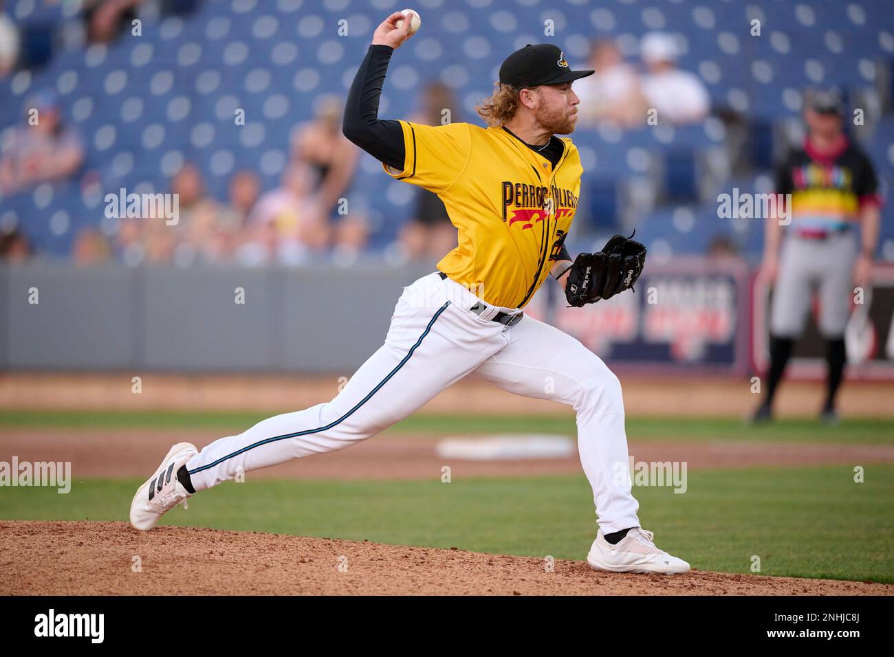 Perros Calientes De Akron pitcher Nick Gallagher (26) during an Eastern ...