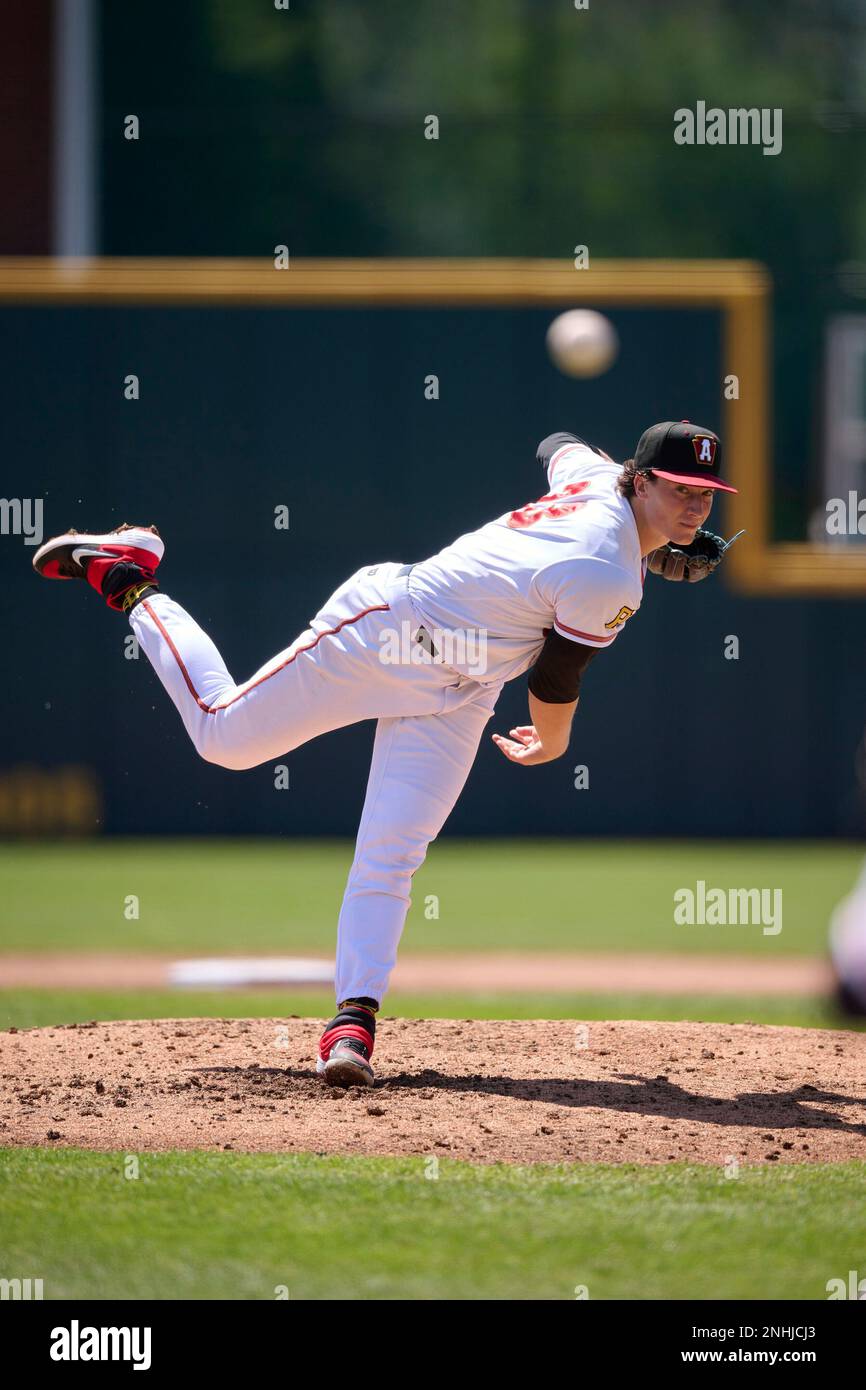 Altoona Curve pitcher Kyle Nicolas (23) during an Eastern League ...