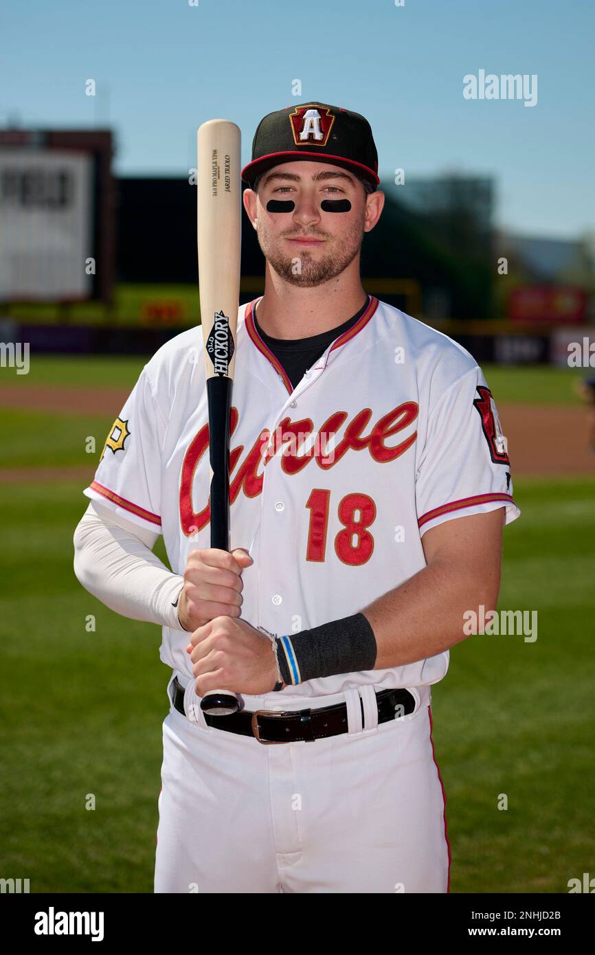 Altoona Curve Jared Triolo (18) poses for a photo before an Eastern ...