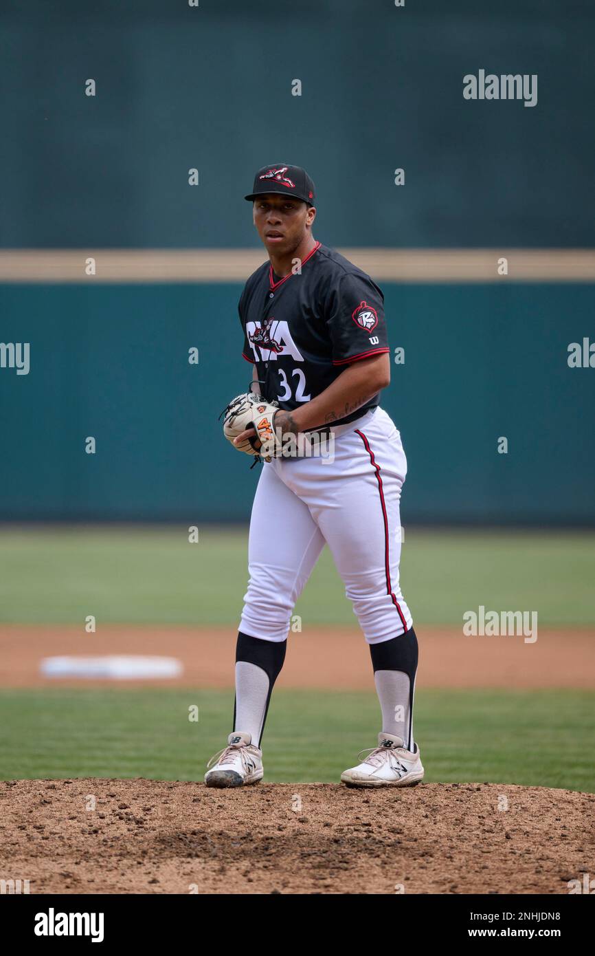 Richmond Flying Squirrels pitcher Solomon Bates (32) during an Eastern ...