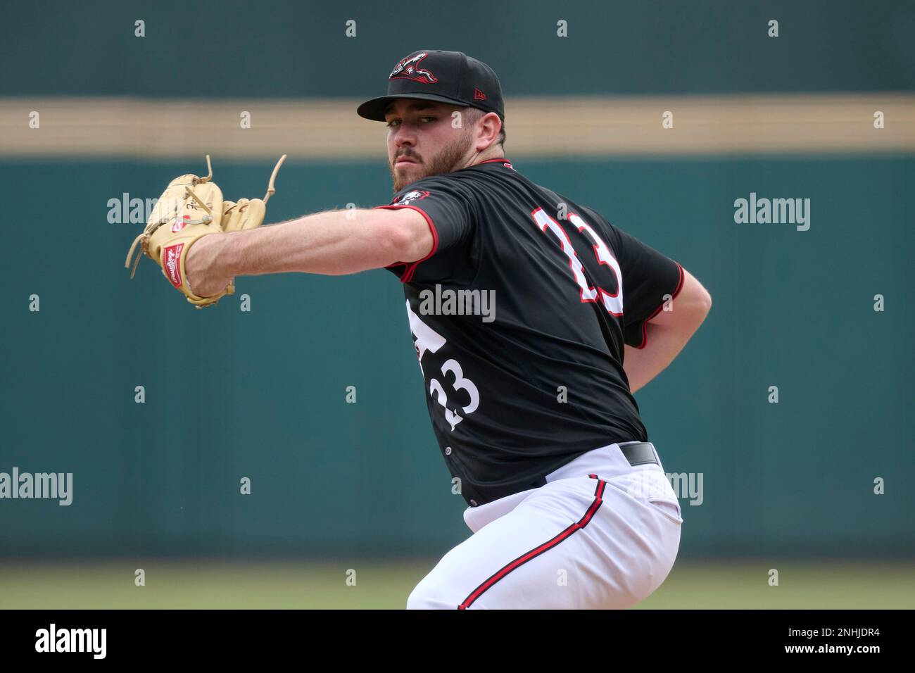 Richmond Flying Squirrels pitcher Matt Frisbee (23) during an Eastern ...