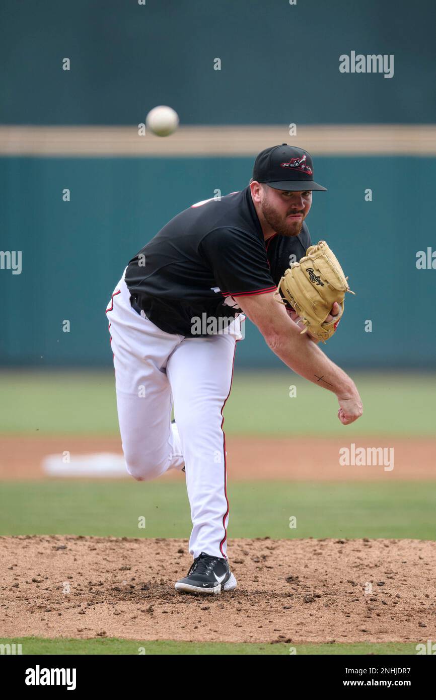 Richmond Flying Squirrels pitcher Matt Frisbee (23) during an Eastern ...