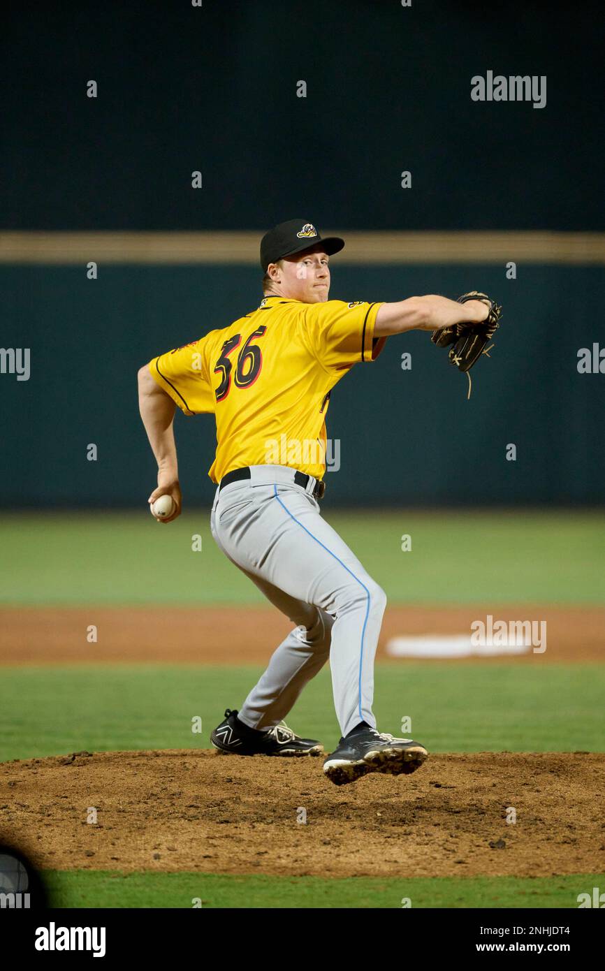 Los Perros Calientes pitcher Tim Herrin (36) during an Eastern League ...