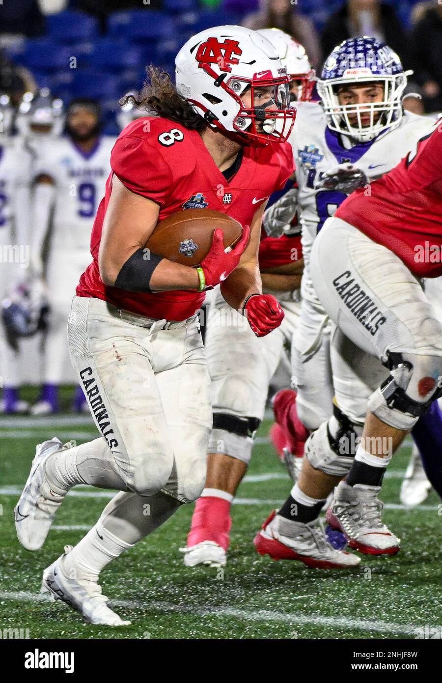 ANNAPOLIS, MD - DECEMBER 16: North Central College Cardinals running ...