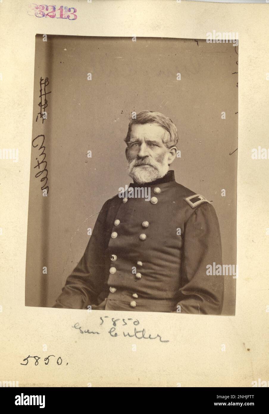 Gen. Lysander Cutler 19th Century Mathew Brady, Quartermaster, and ...