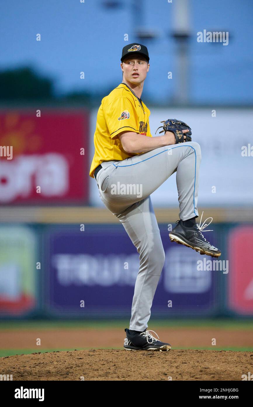 Los Perros Calientes pitcher Tim Herrin (36) during an Eastern League ...