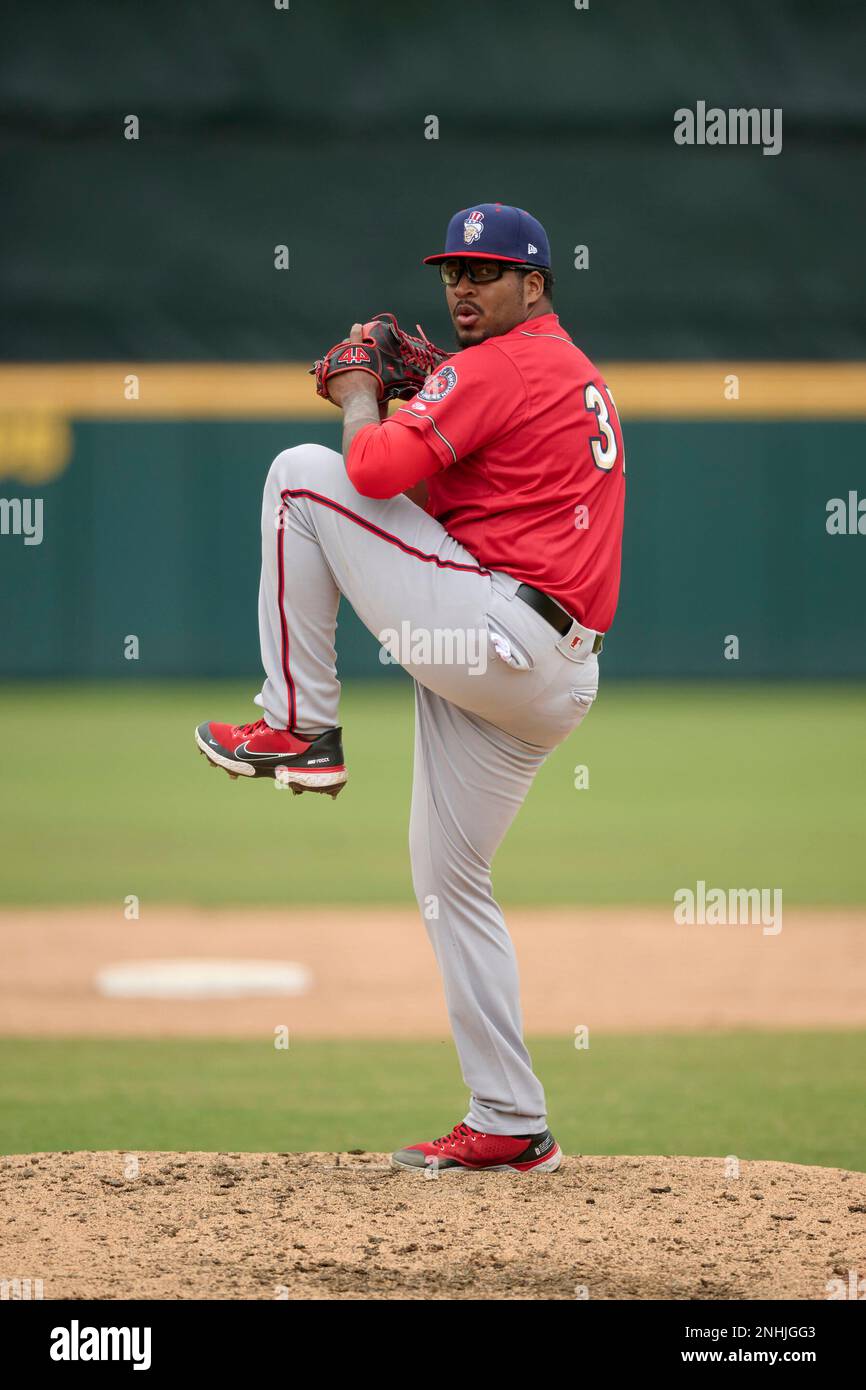 Harrisburg Senators pitcher Alberto Guerrero (31) during an Eastern ...
