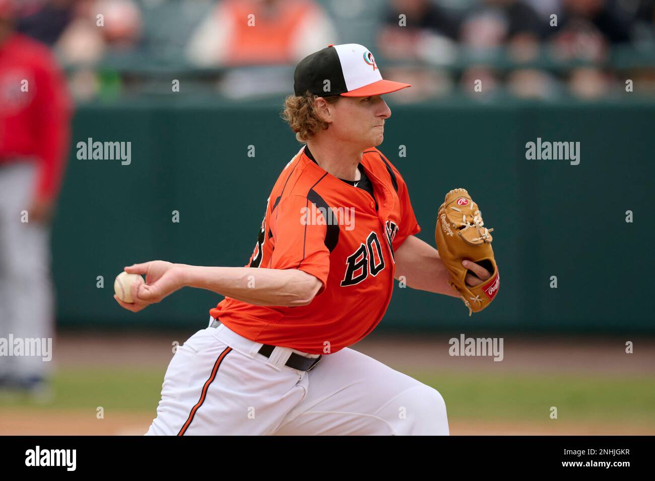 Bowie Baysox pitcher Nolan Hoffman (48) during an Eastern League ...