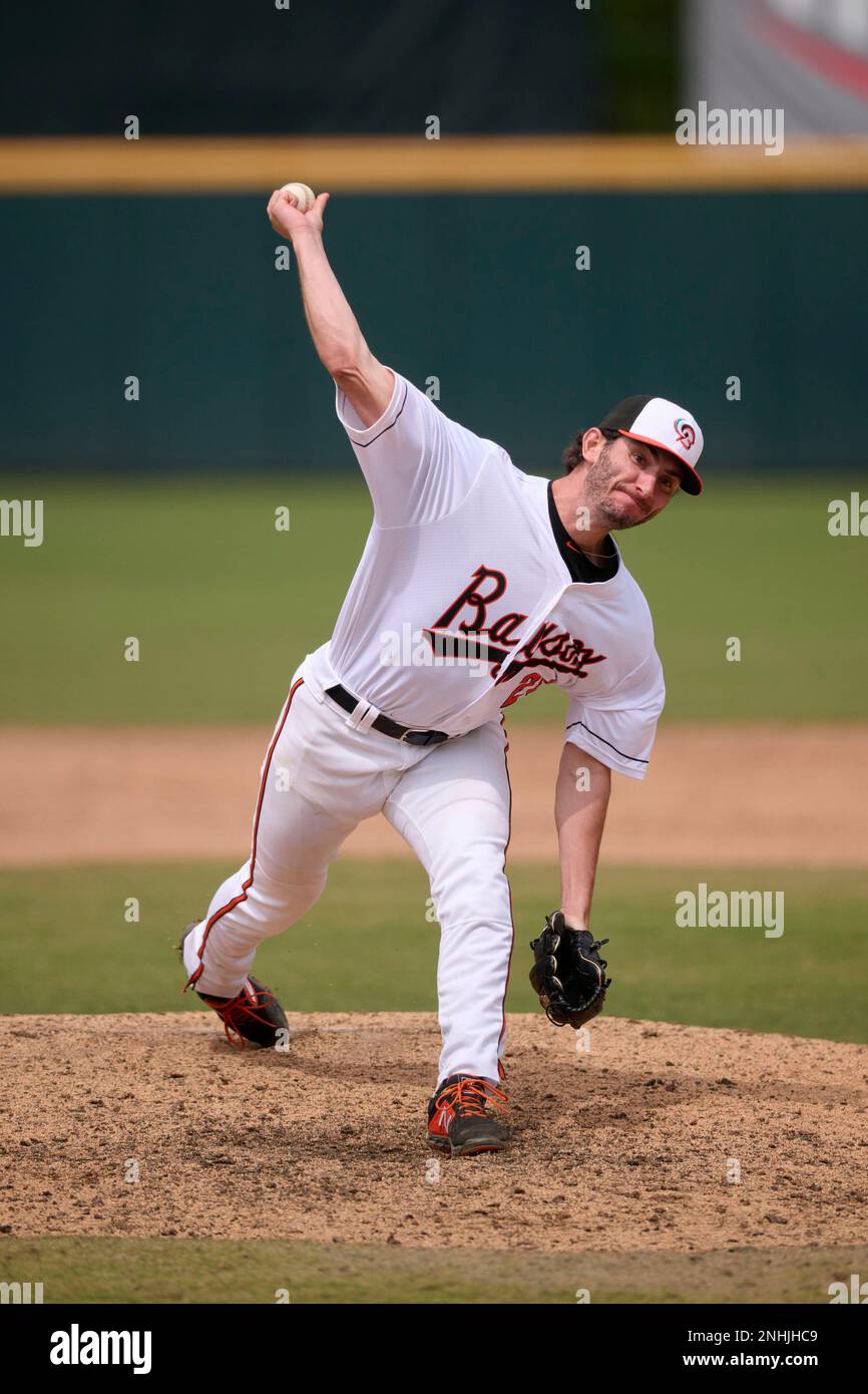 Bowie Baysox pitcher Morgan McSweeney (28) during an Eastern League ...